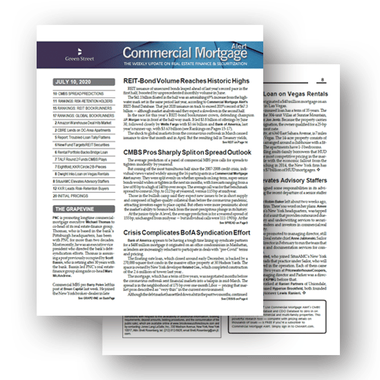 Commercial Mortgage Alert - Virtual Chair Drop